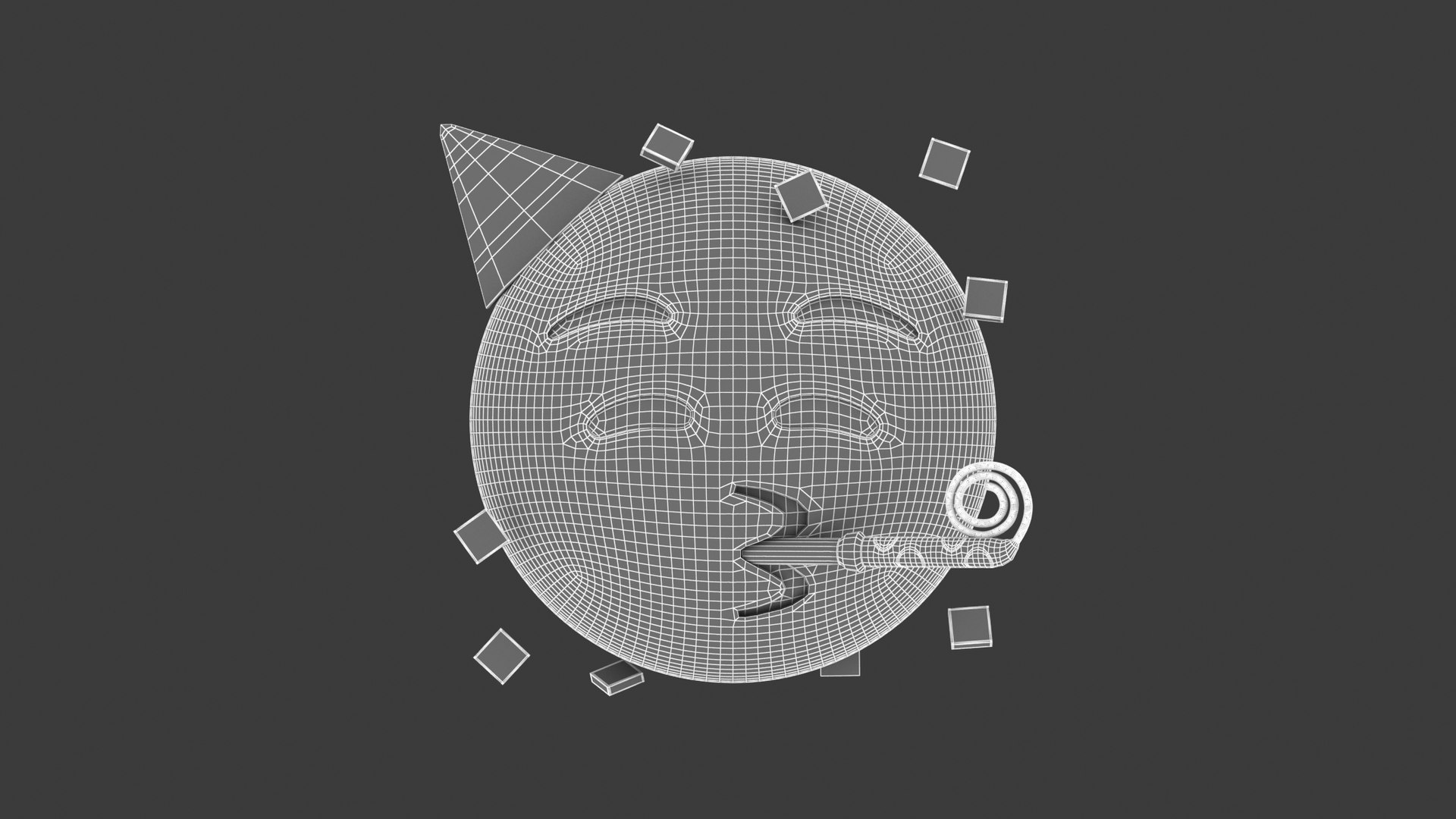 Apple Partying Face 3D Model - TurboSquid 1765188