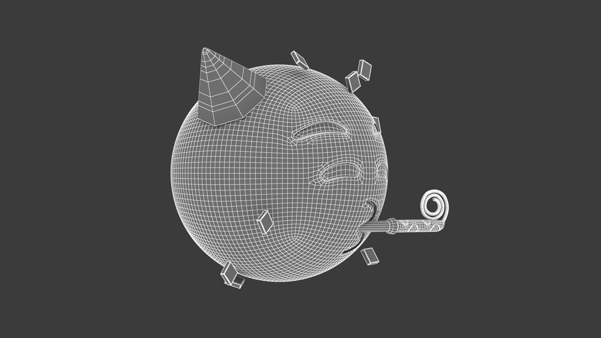 Apple Partying Face 3D Model - TurboSquid 1765188