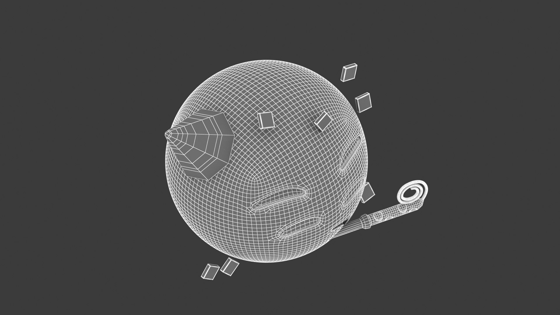 Apple Partying Face 3D Model - TurboSquid 1765188