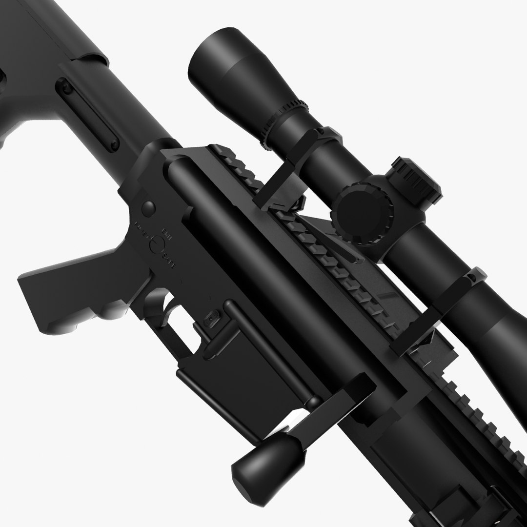 3d Model M16a4 Tactilite T2