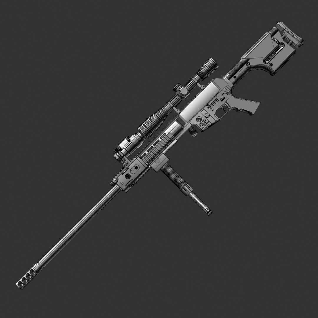 3d Model M16a4 Tactilite T2