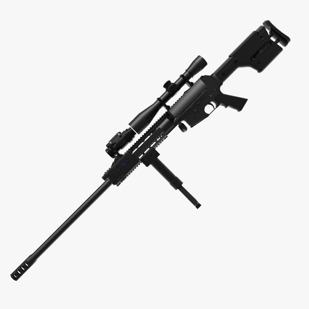 3d Model M16a4 Tactilite T2