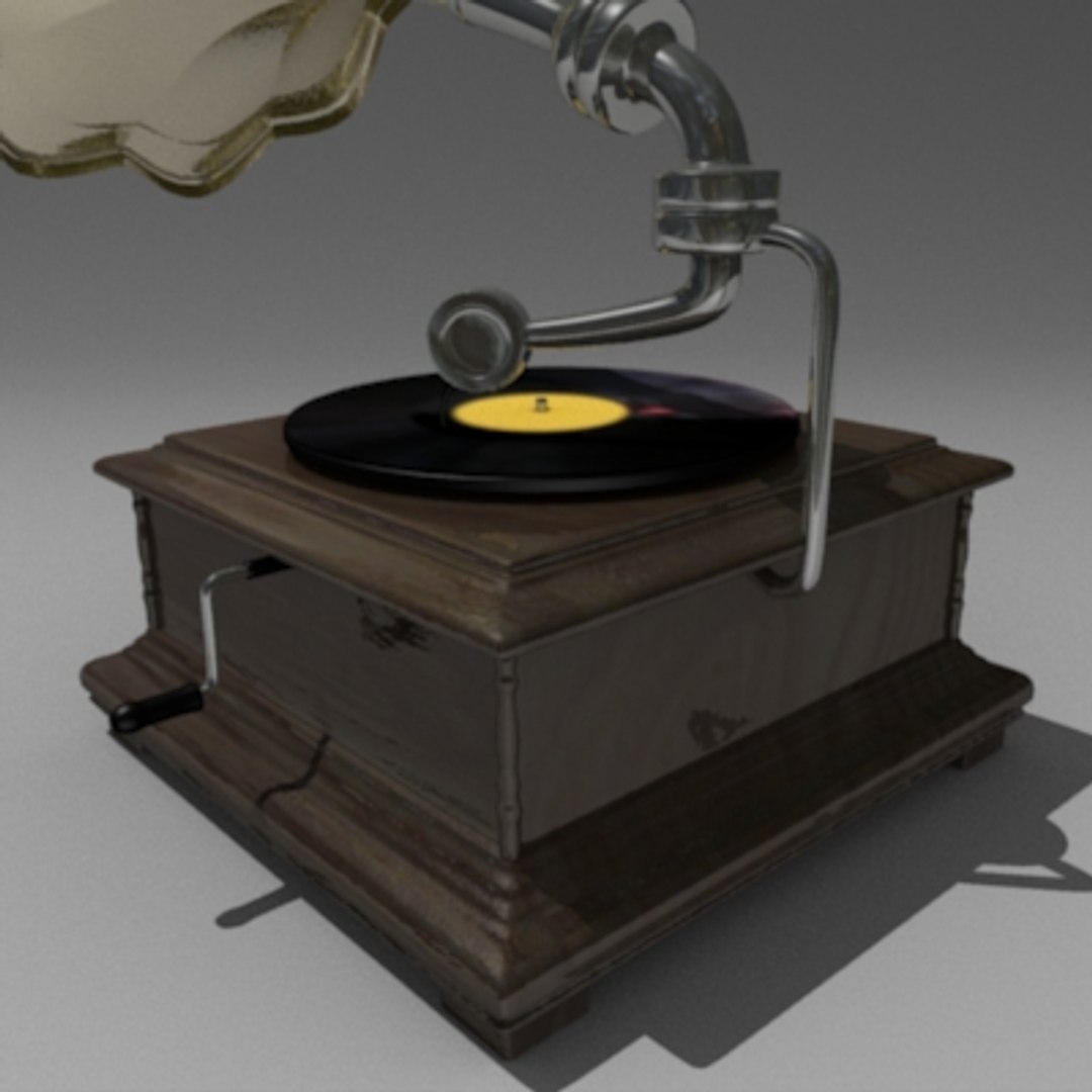 Gramophone 3d Model