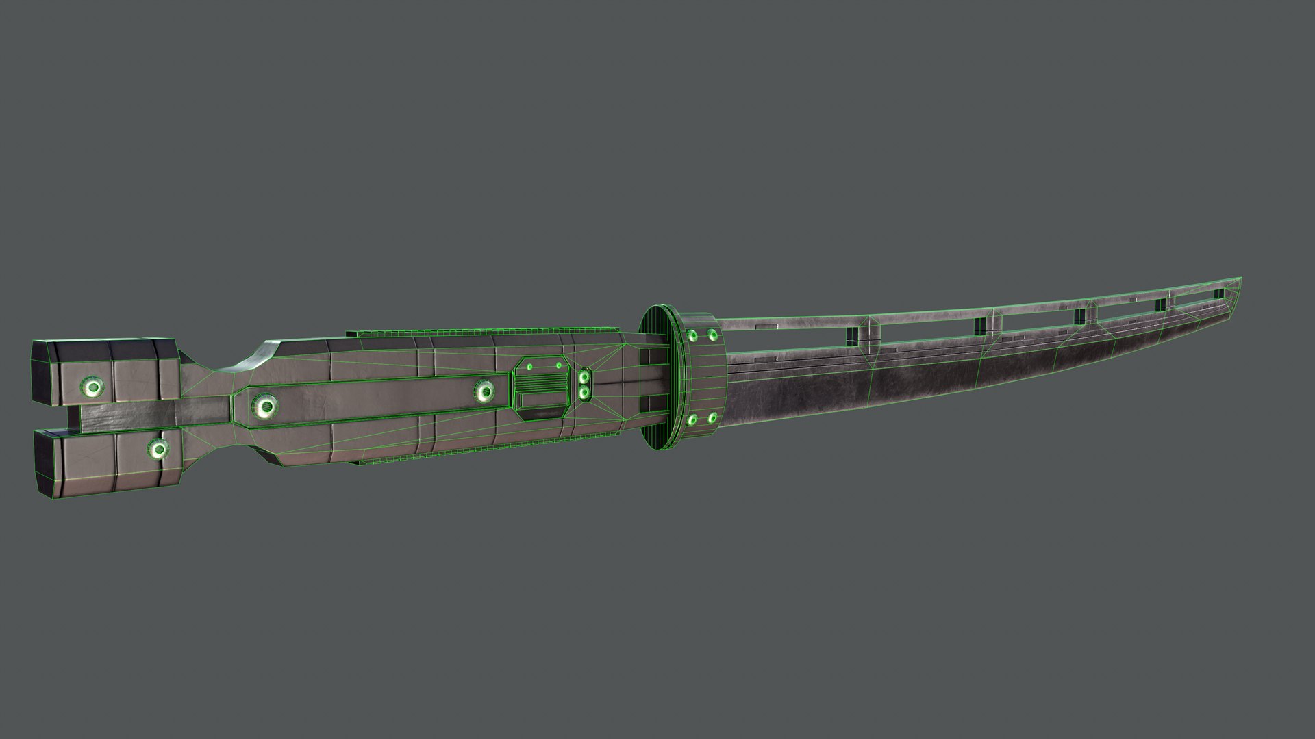 Ronin Retractable Sword 3D Model - TurboSquid 1834335