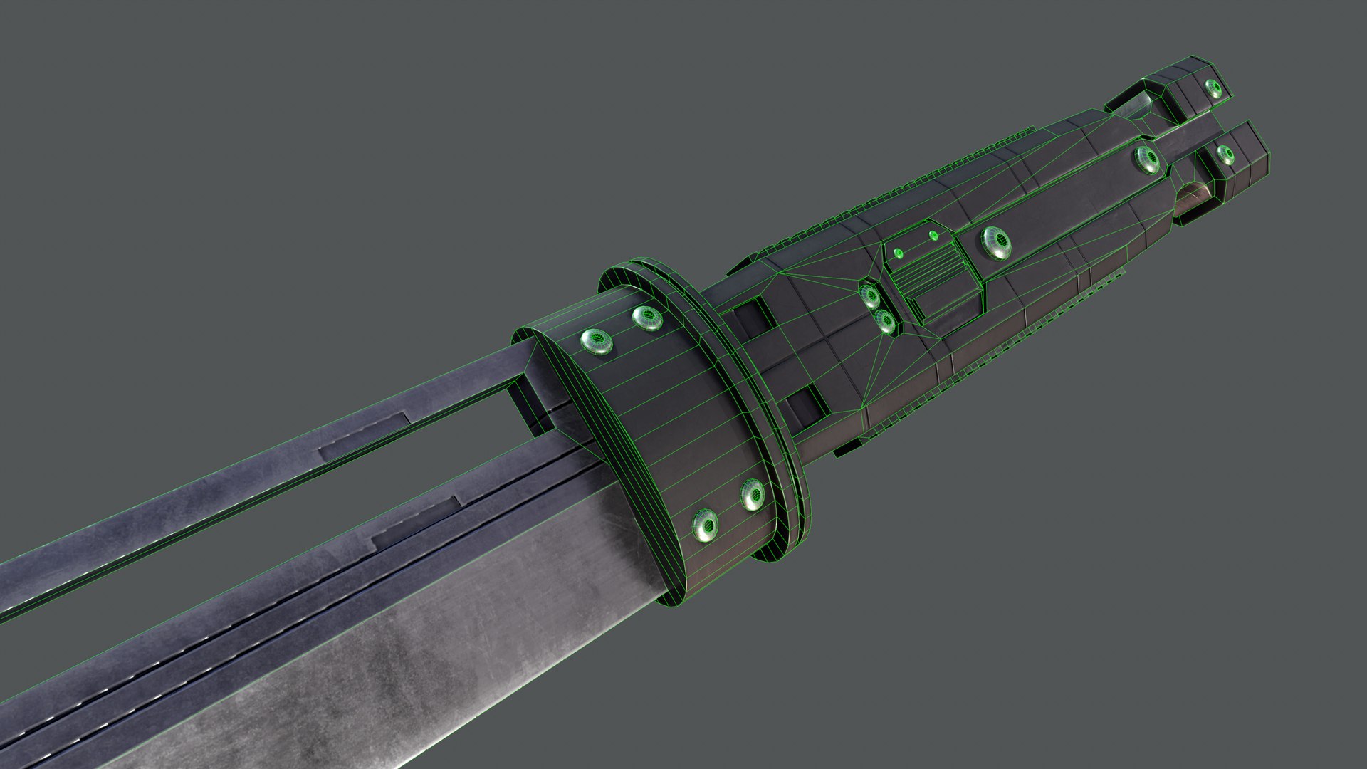 Ronin Retractable Sword 3D Model - TurboSquid 1834335