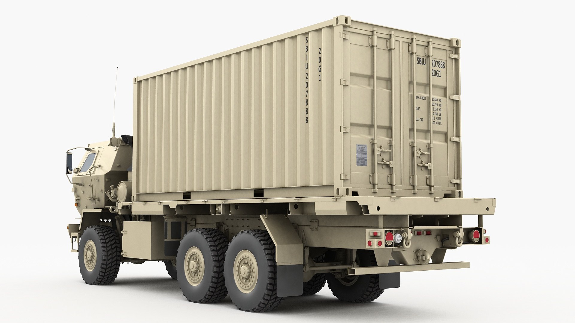 M1085 Truck Transport Cargo Containers 3D Model - TurboSquid 1611299