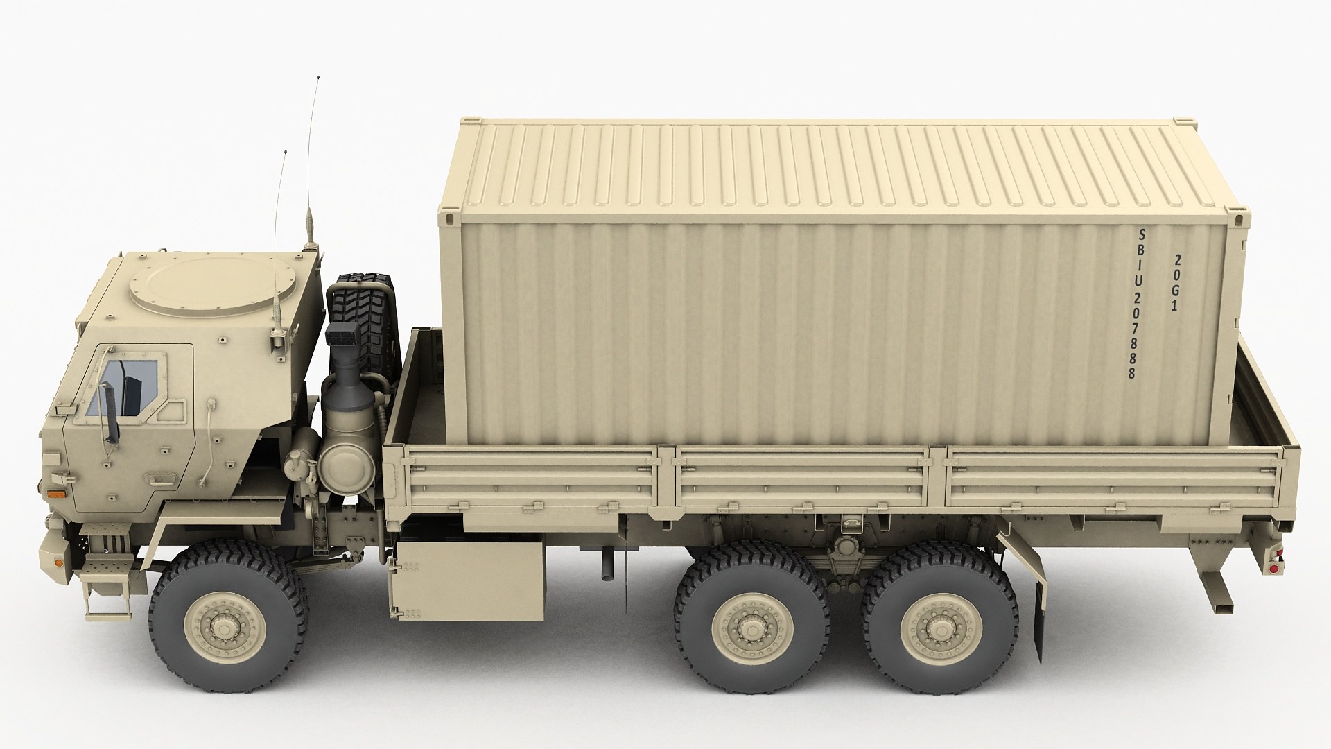 M1085 Truck Transport Cargo Containers 3D Model - TurboSquid 1611299