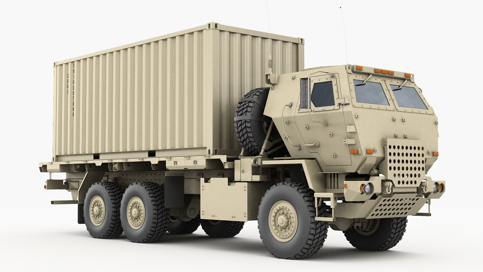 M1085 Truck Transport Cargo Containers 3D Model - TurboSquid 1611299