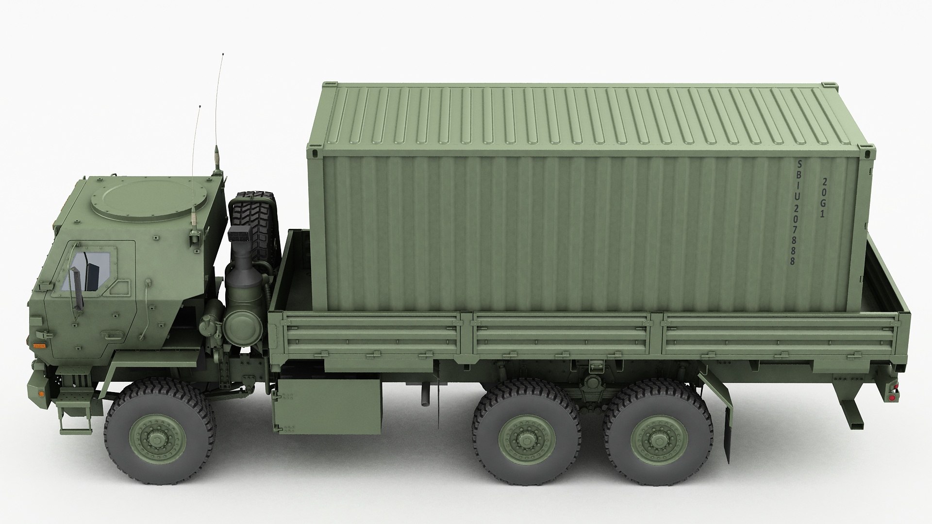 M1085 Truck Transport Cargo Containers 3D Model - TurboSquid 1611299