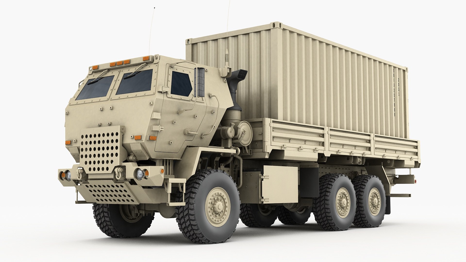 M1085 Truck Transport Cargo Containers 3D Model - TurboSquid 1611299