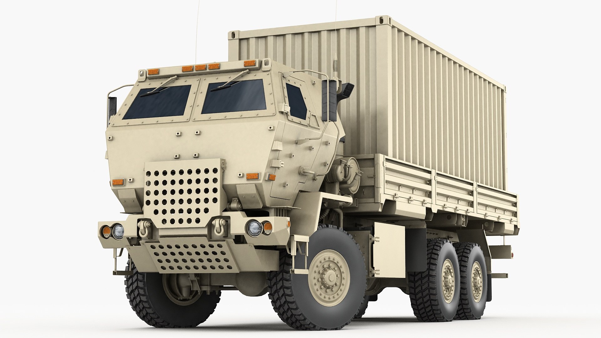 M1085 Truck Transport Cargo Containers 3D Model - TurboSquid 1611299