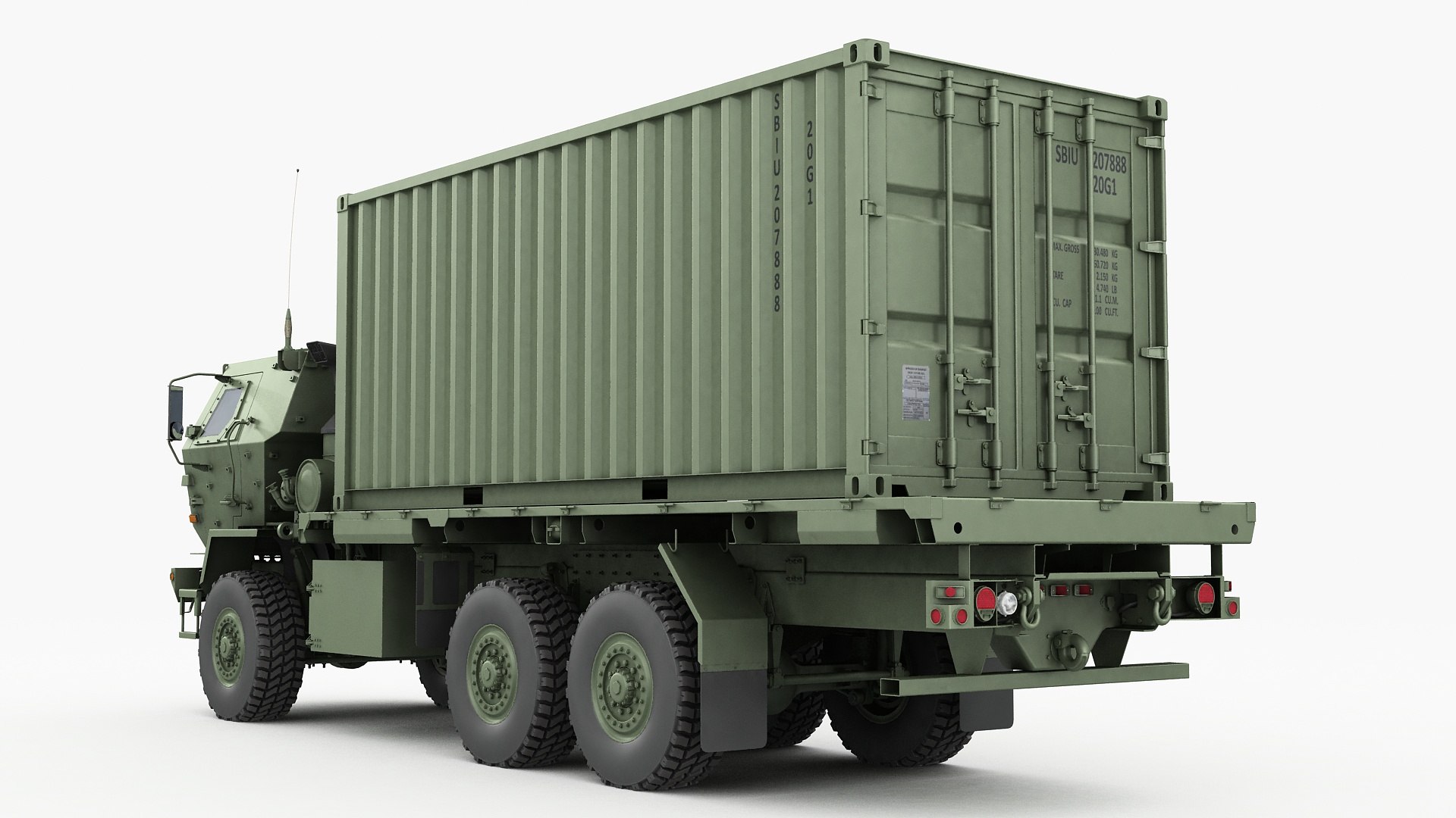 M1085 Truck Transport Cargo Containers 3D Model - TurboSquid 1611299