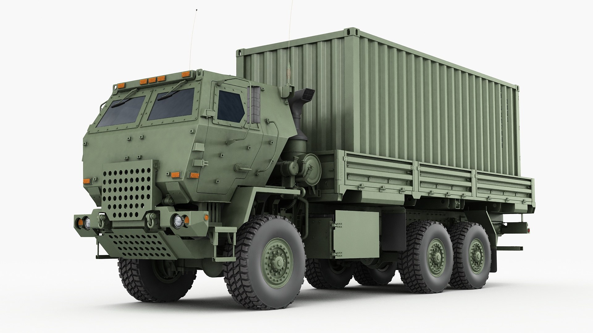 M1085 Truck Transport Cargo Containers 3D Model - TurboSquid 1611299