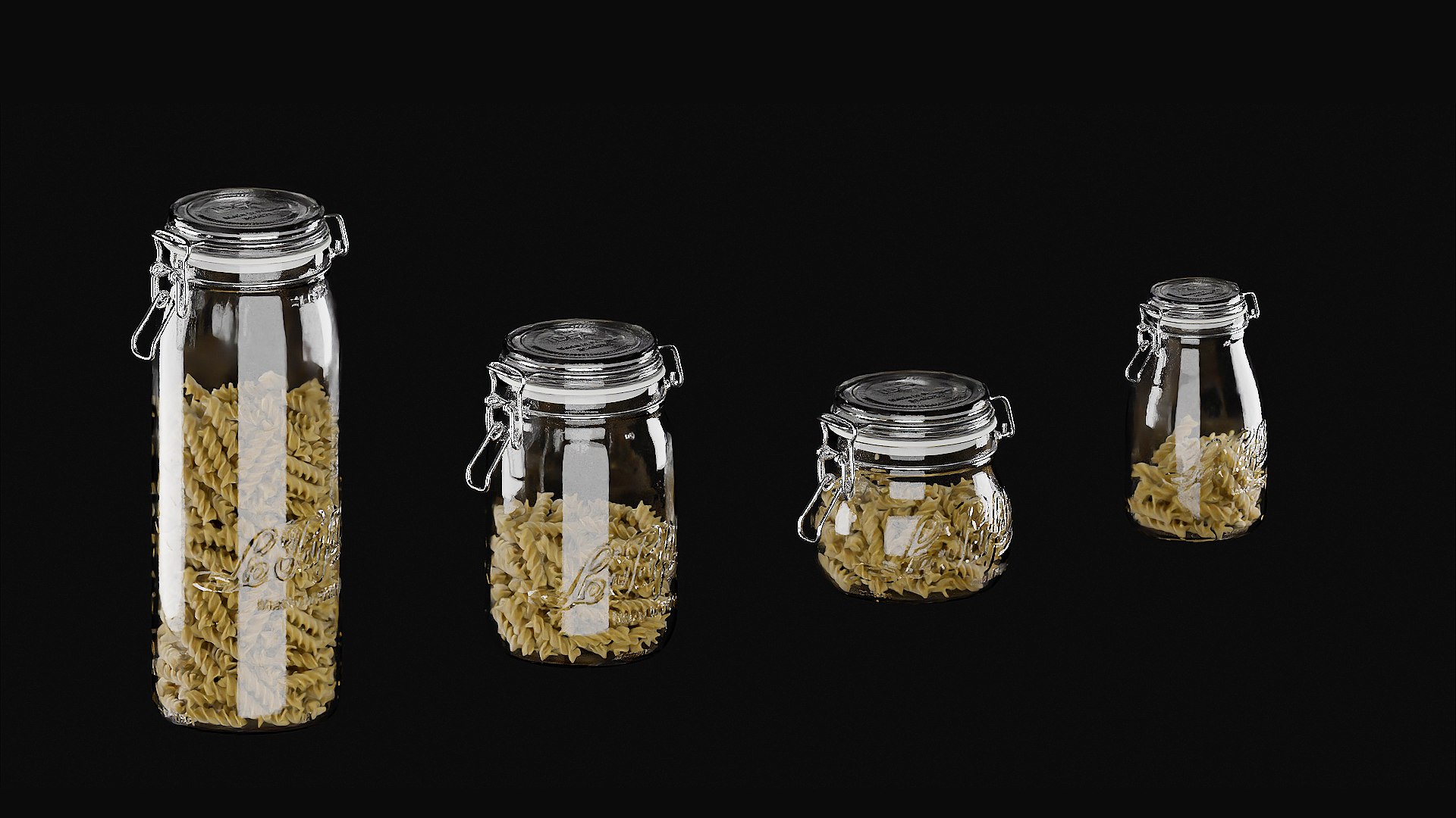 3D model Glass Jar Food Collection - TurboSquid 2139518
