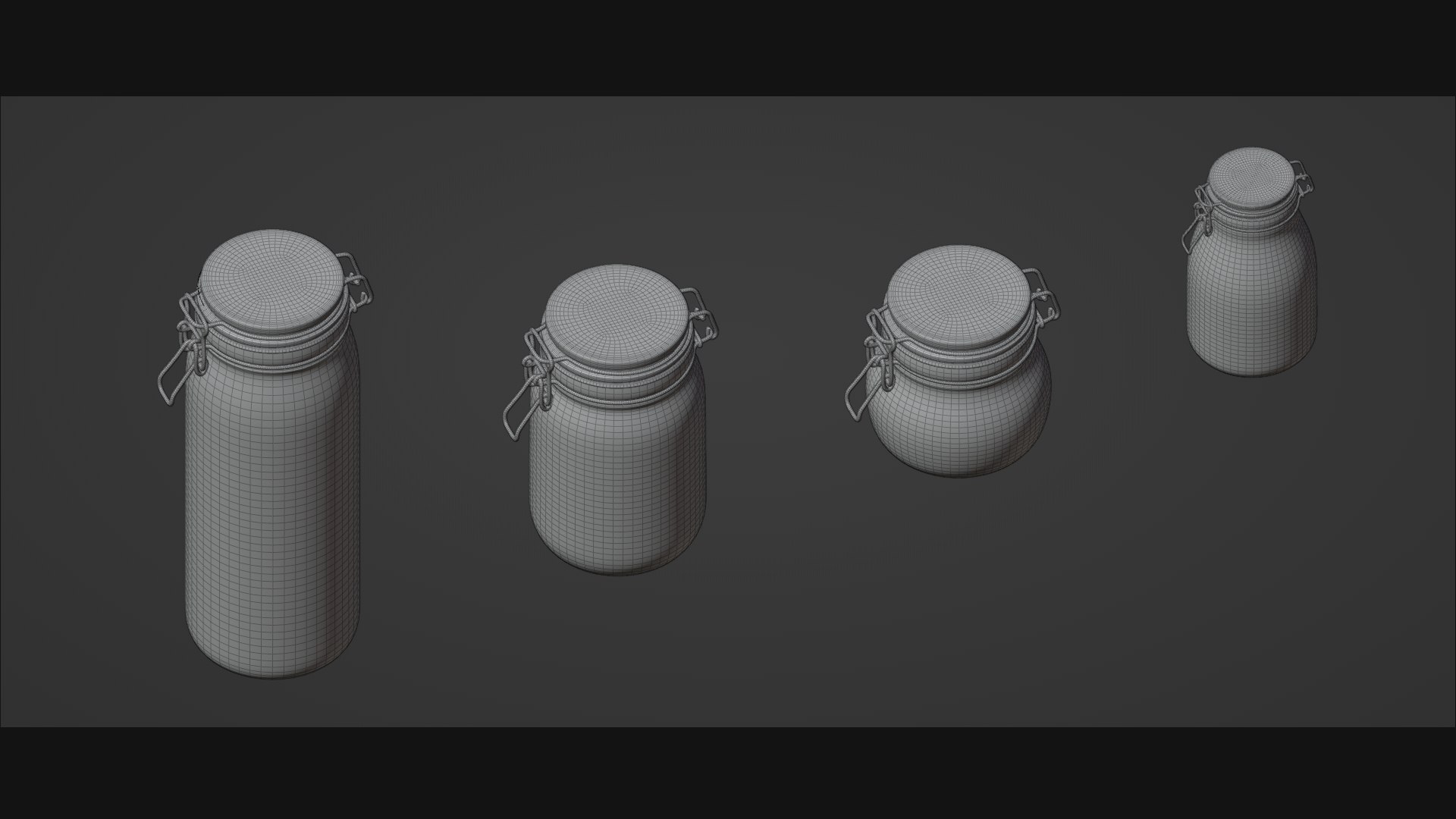 3D model Glass Jar Food Collection - TurboSquid 2139518