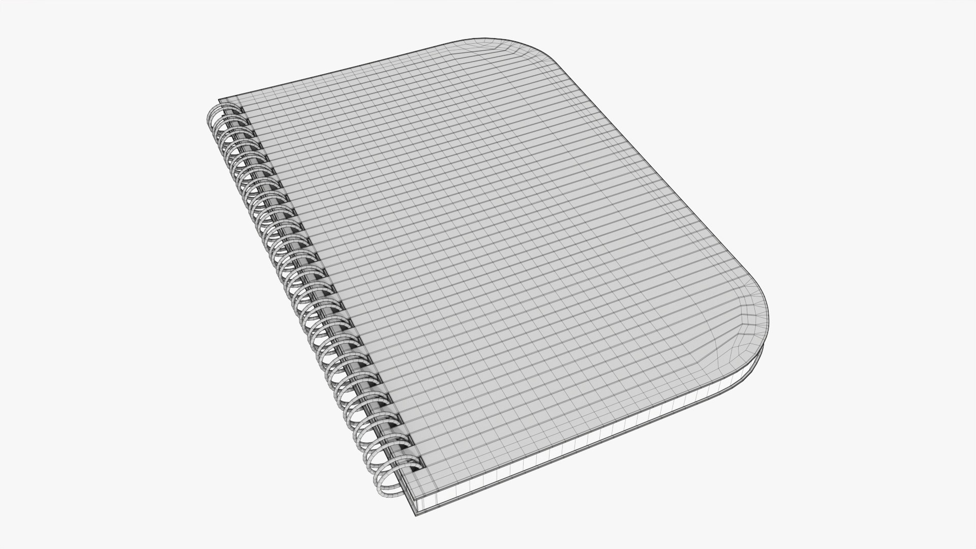 3D Model Notebook With Spiral 05 - TurboSquid 1716112