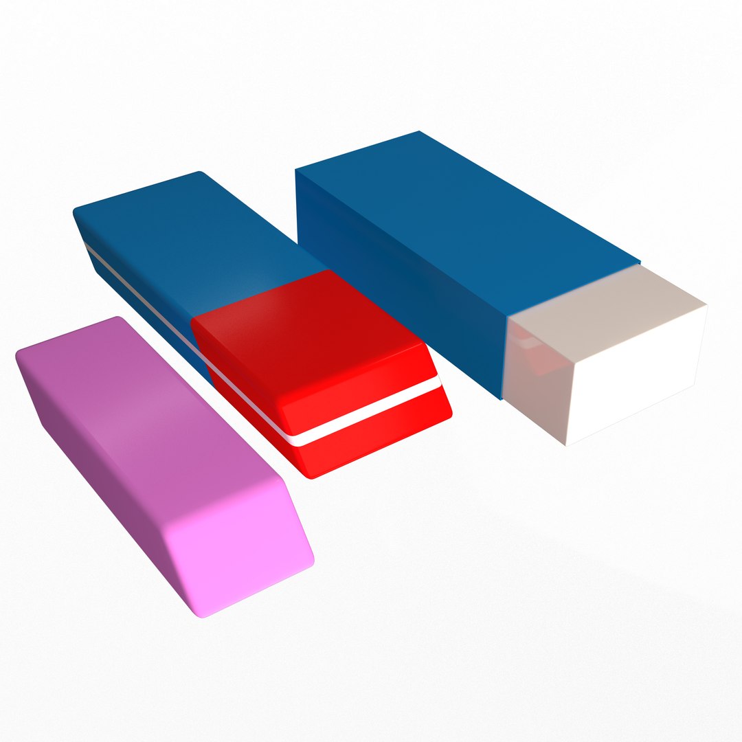 3D Model Erasers - TurboSquid 1767511