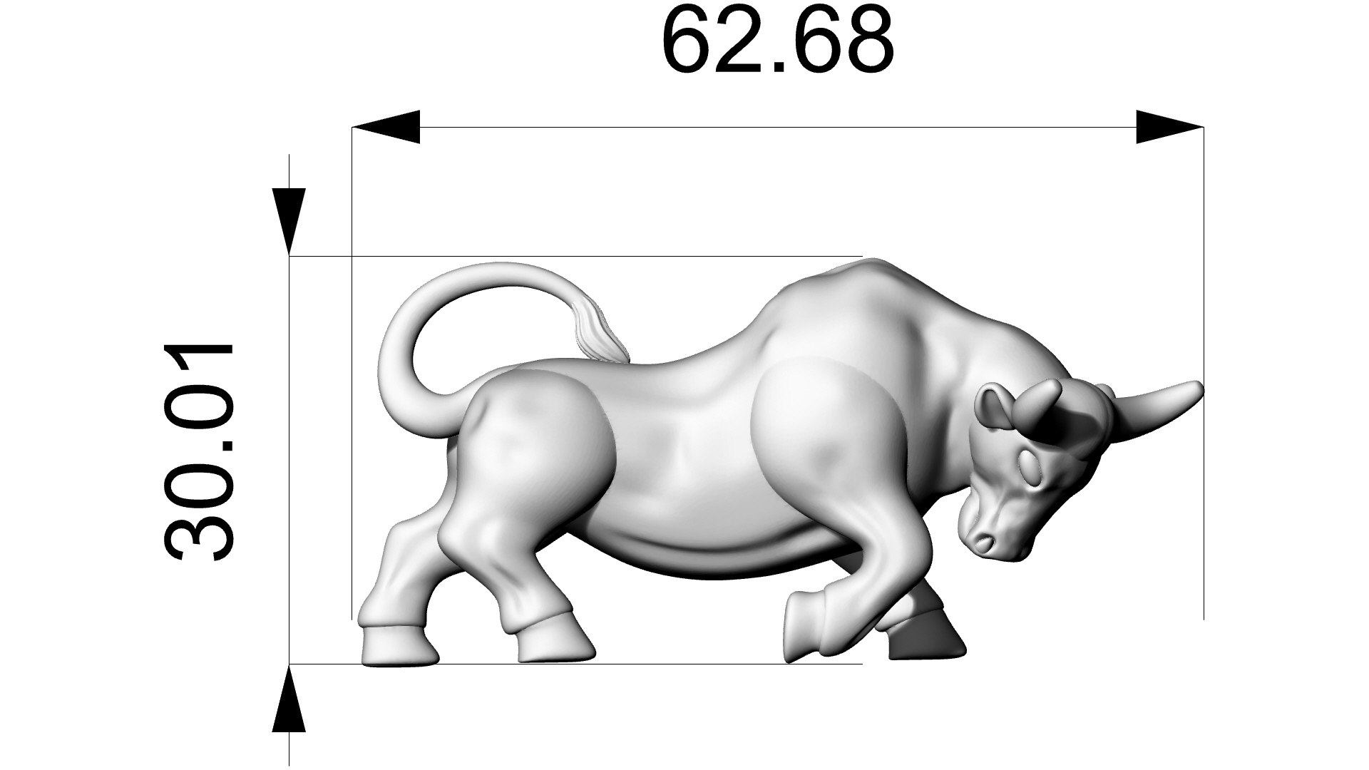 Bull body model - TurboSquid 1983080