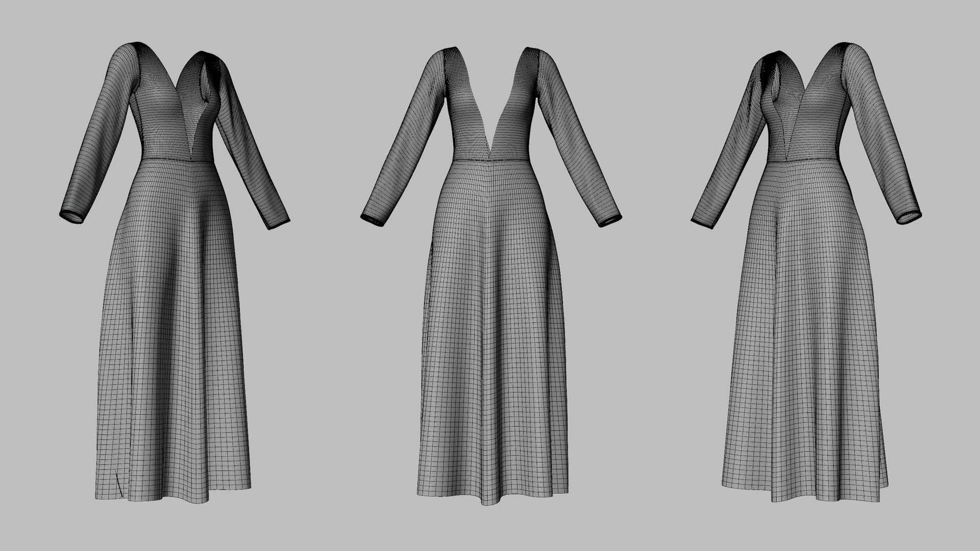 3D Dress 35 Stark White Model - TurboSquid 2518784
