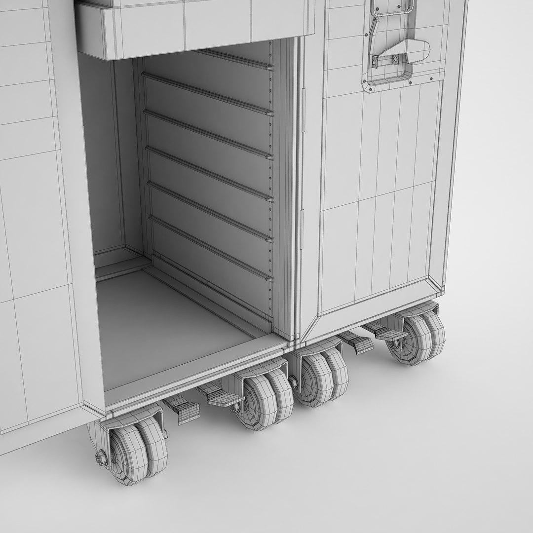 3d Aviation Trolley Model