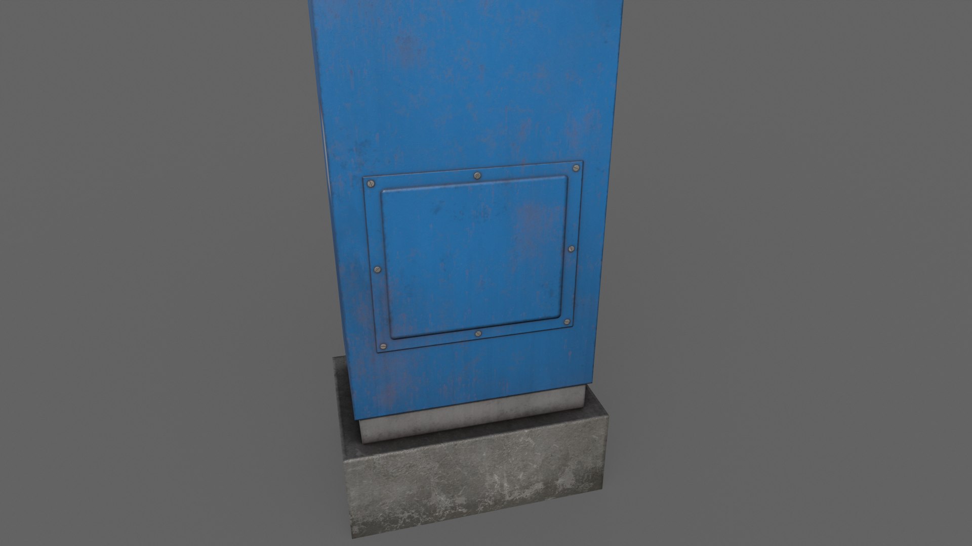 3D PBR Electric Box Blue V2 - TurboSquid 1767651