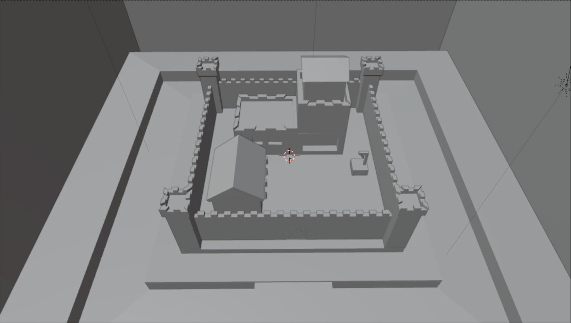 3D Low Poly Castle - TurboSquid 2352187