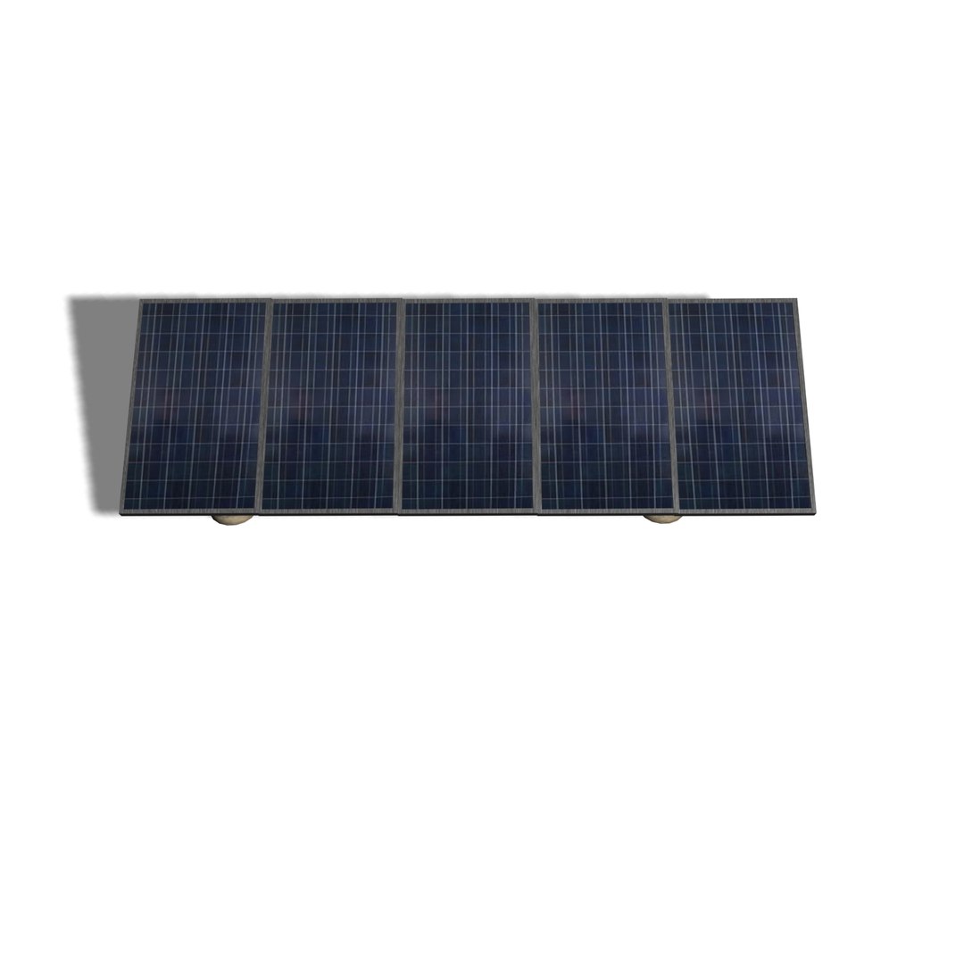 solar panel 3d model