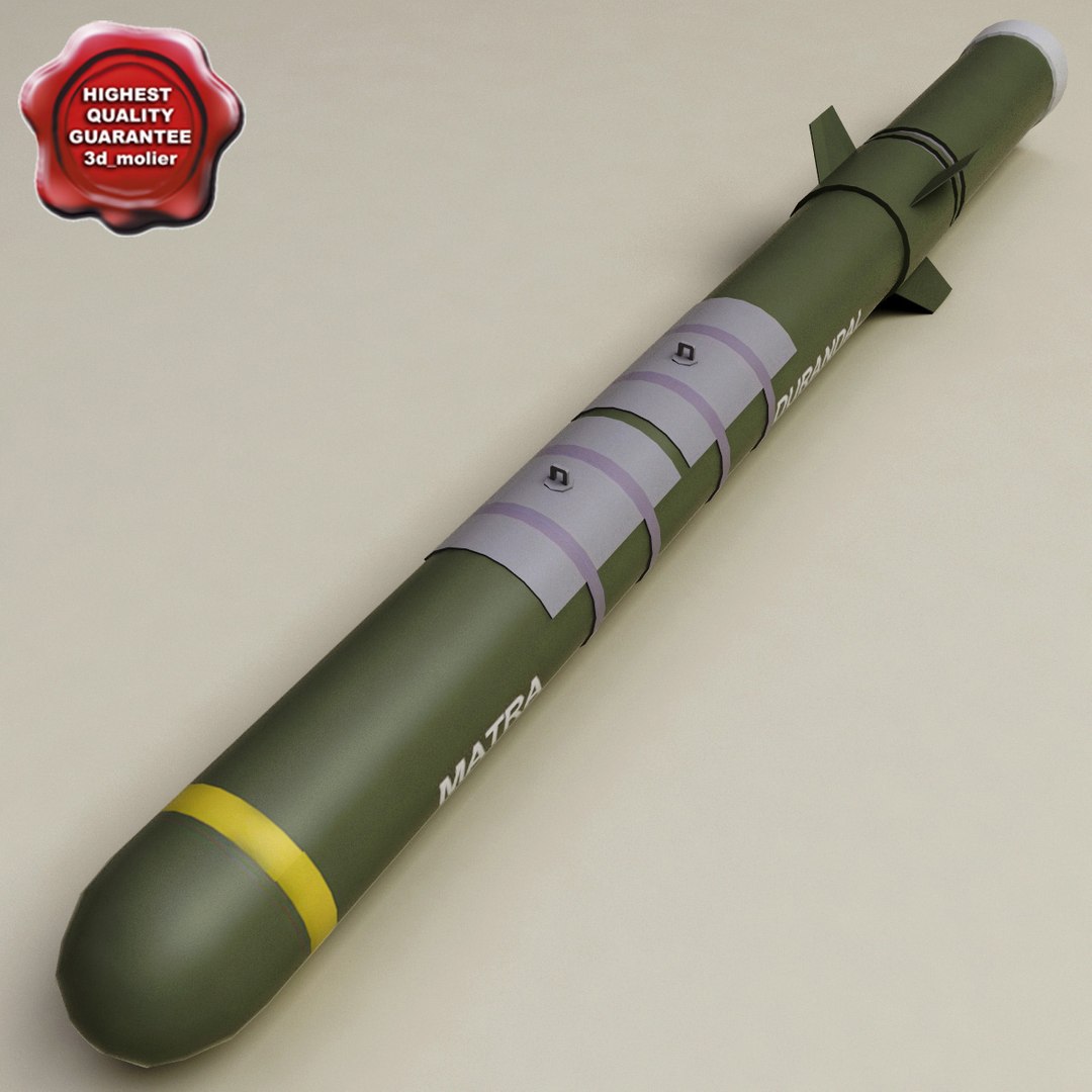 aircraft bomb blu-107 durandal 3d model