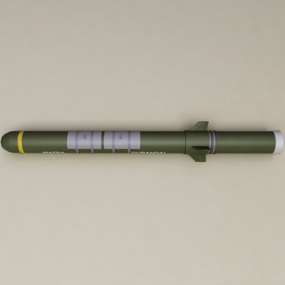 aircraft bomb blu-107 durandal 3d model