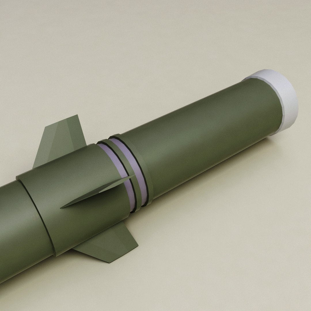 aircraft bomb blu-107 durandal 3d model