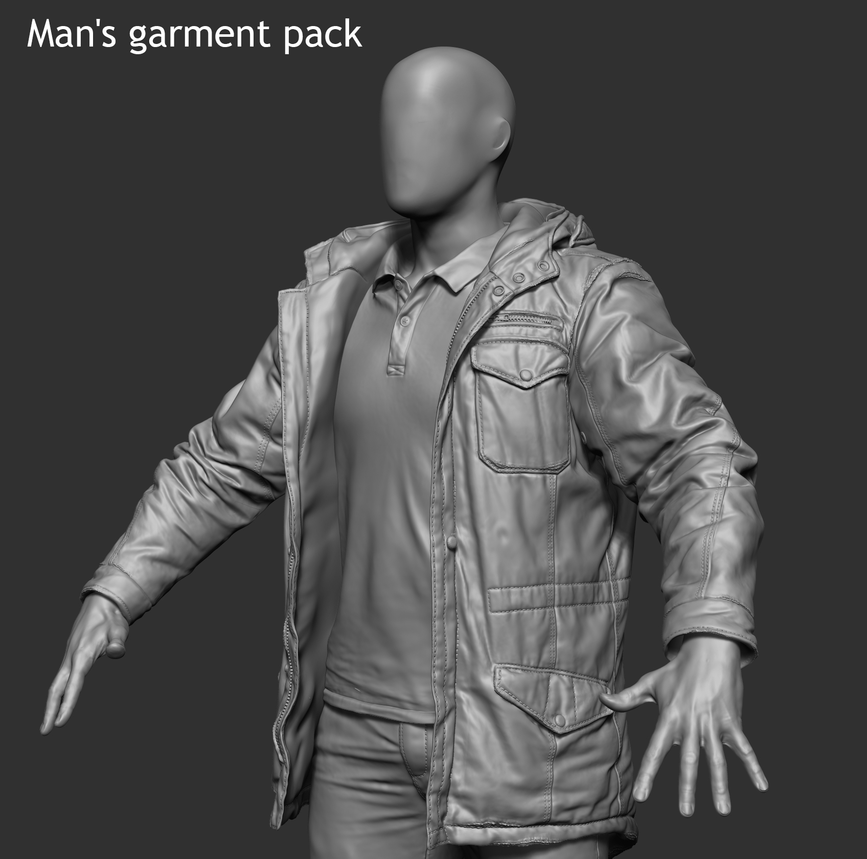 3D model garment pack 01 - TurboSquid 1180397