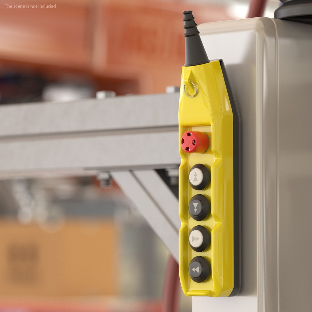 3D Pendant Control Station - TurboSquid 1503494