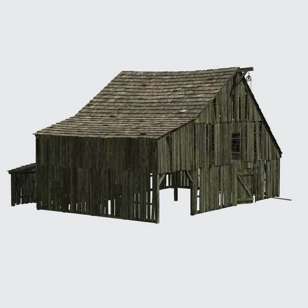 old barn 3d model