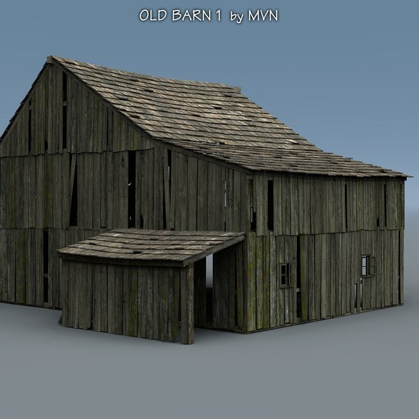 old barn 3d model