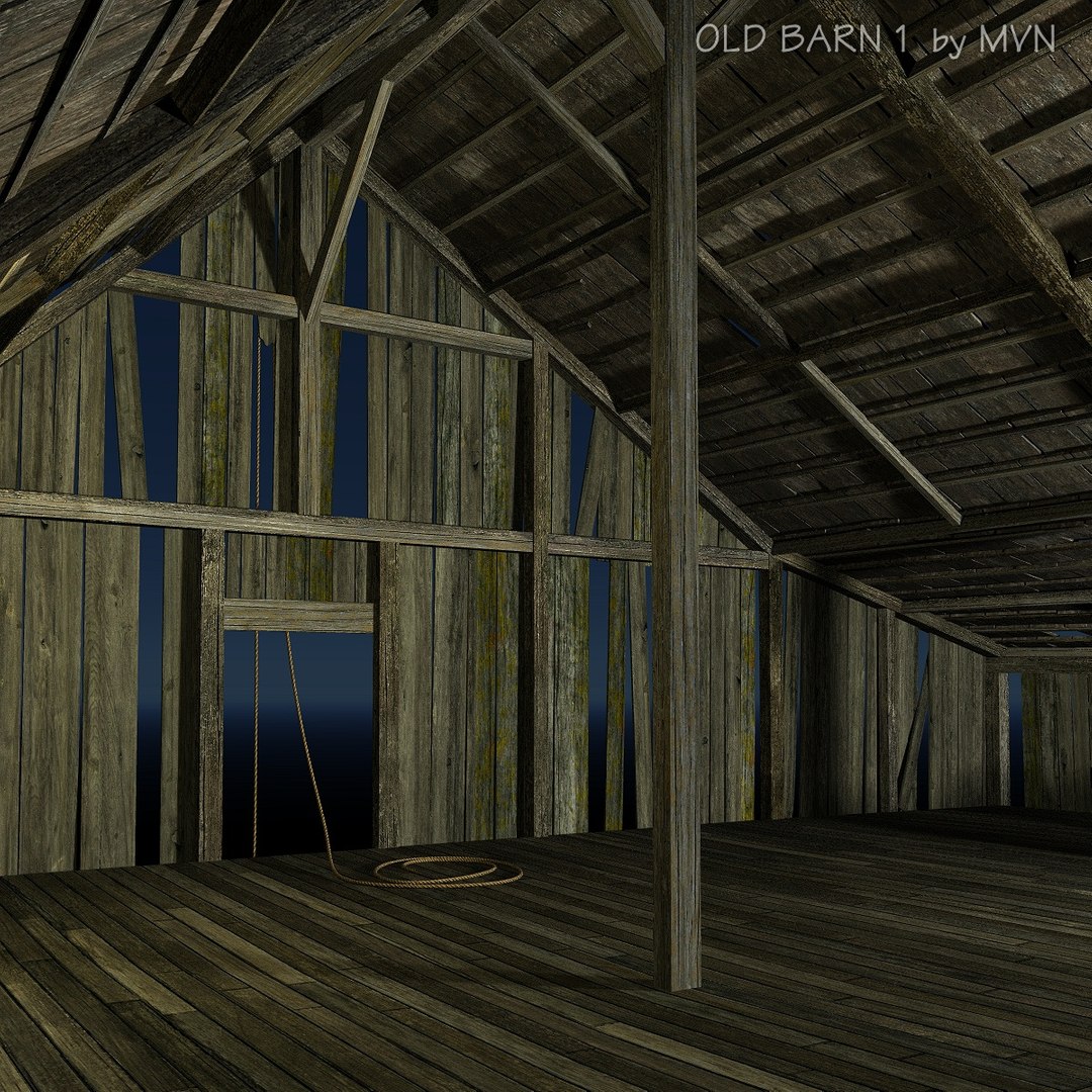 Old Barn 3d Model