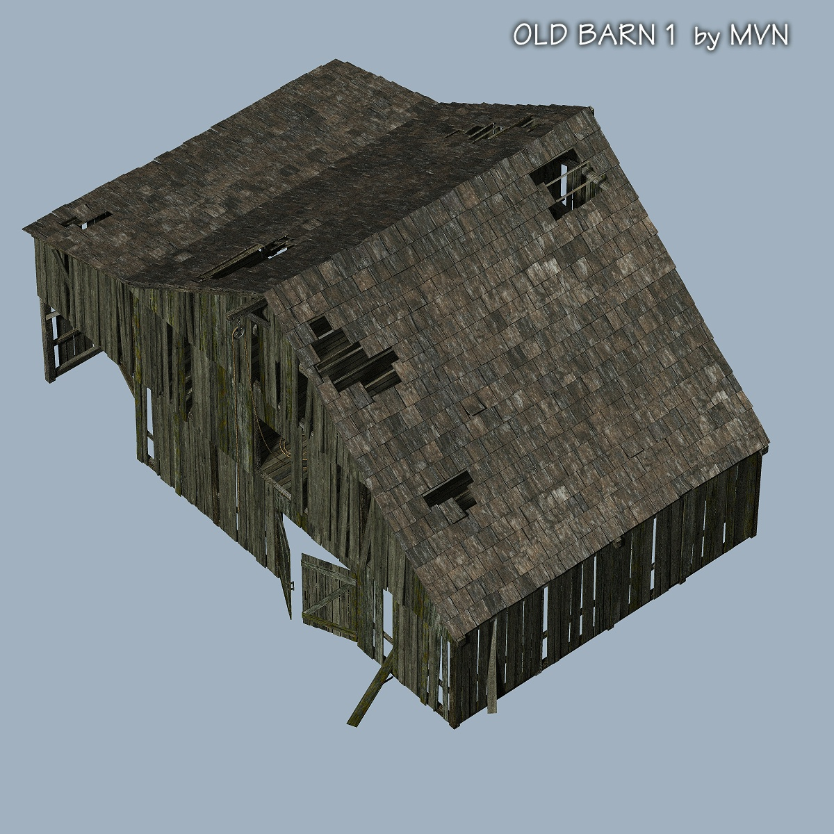 old barn 3d model