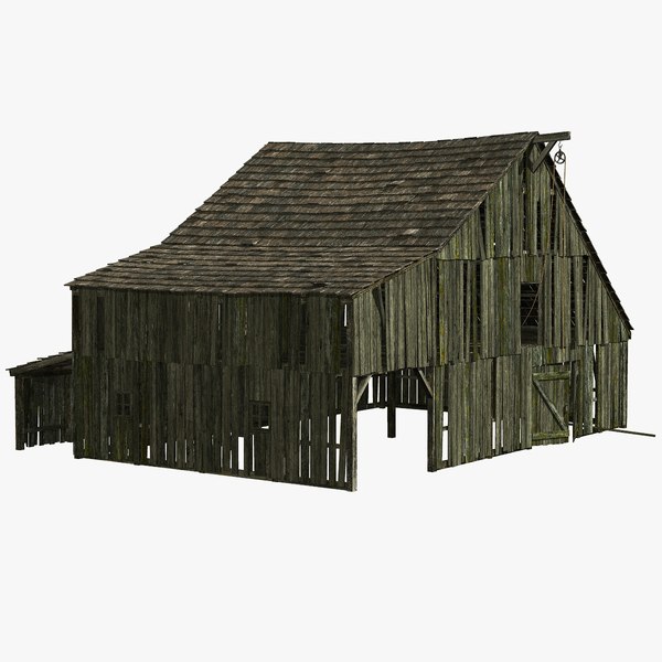 old barn 3d model