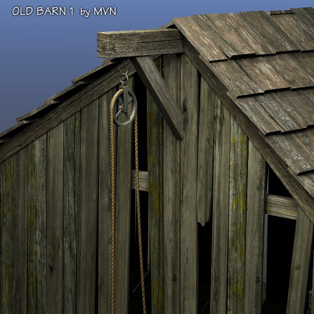 Old Barn 3d Model