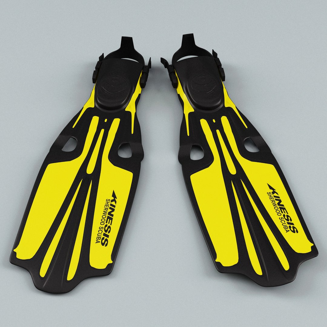 3d sherwood kinesis fins model