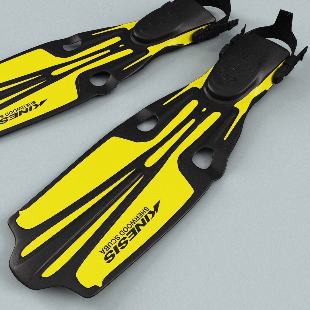 3d sherwood kinesis fins model