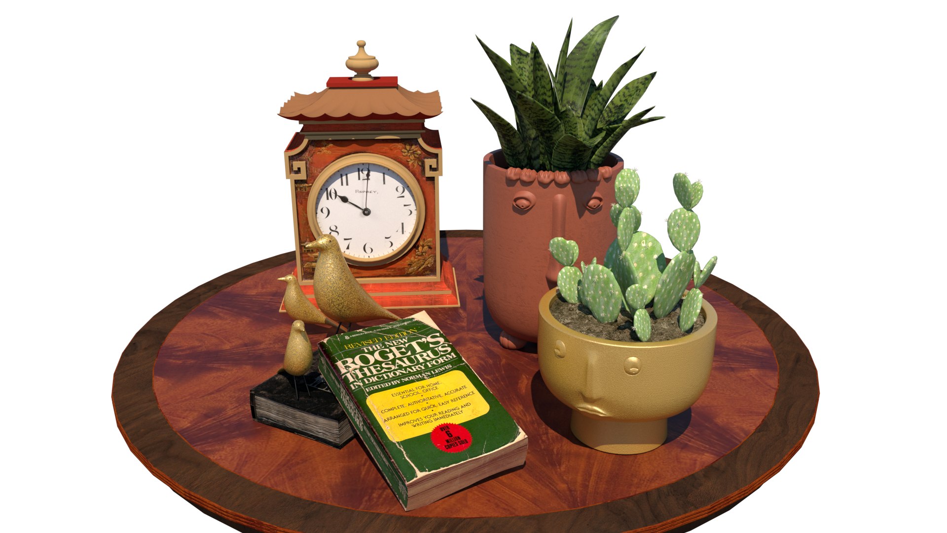 Art Deco Table Decor Model - TurboSquid 2289077