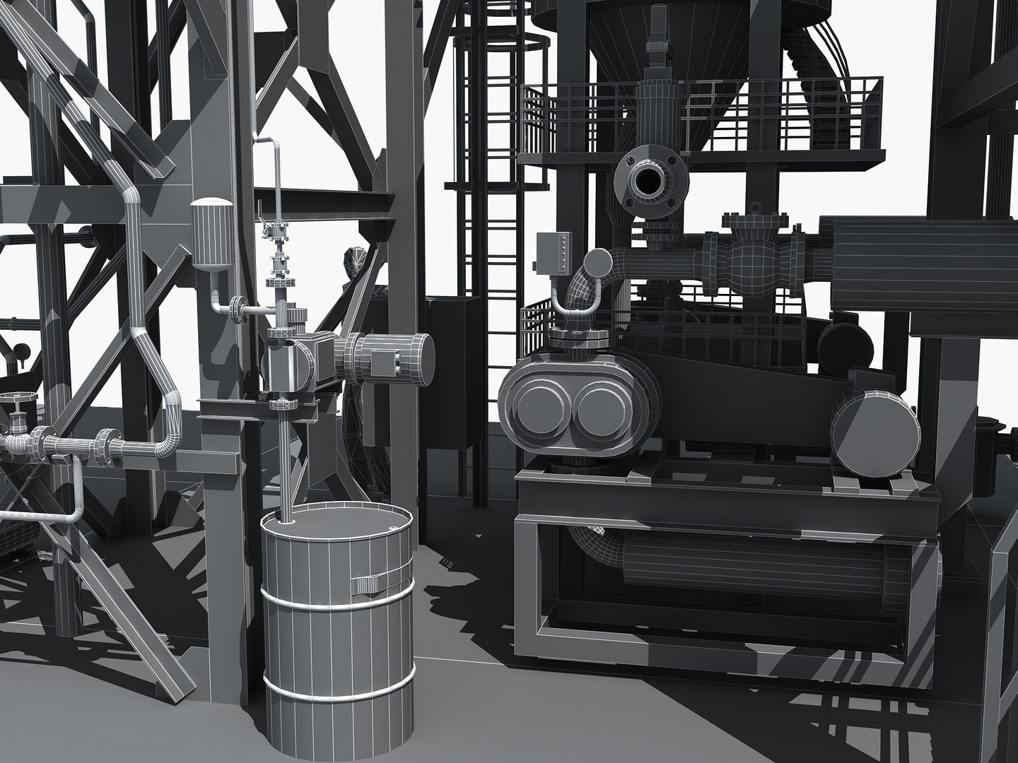 Mechanical equipment 3D model - TurboSquid 1594566