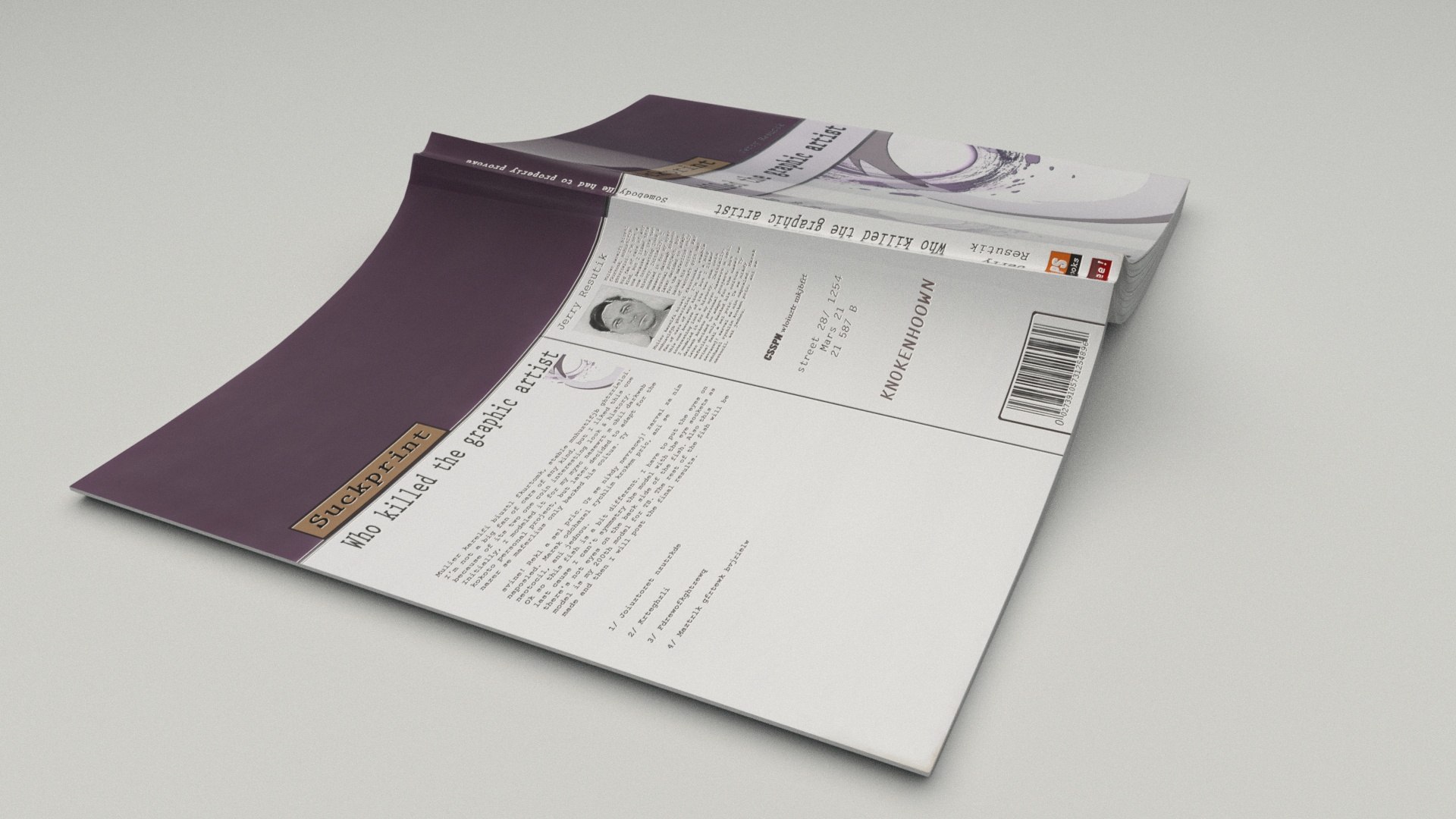 Open Book Model - TurboSquid 1695398