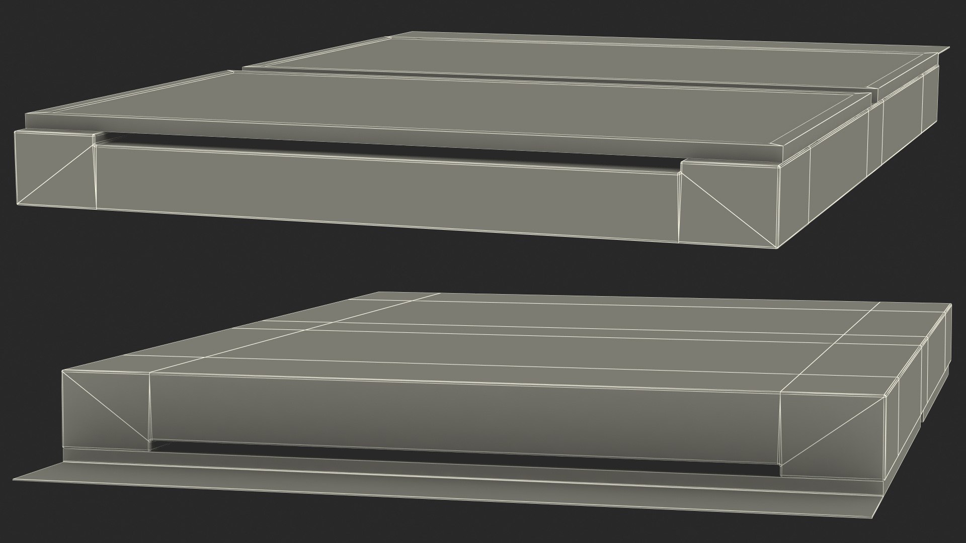 Flight Board Information Display 3D Model - TurboSquid 1645665