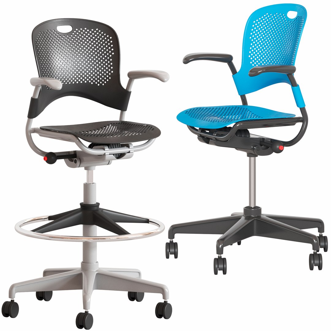 Herman Miller Caper Stacking Office Chairs 3D Model - TurboSquid 1960780