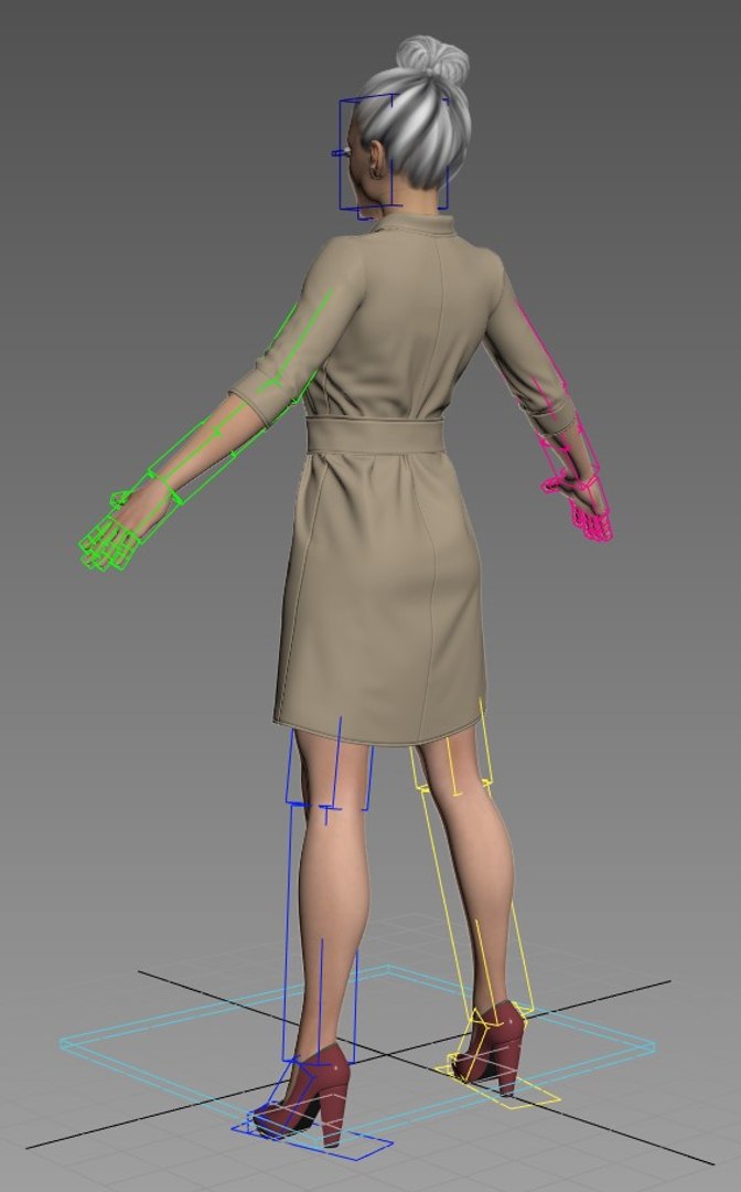 Girl Umbrella 3D Model - TurboSquid 1540493