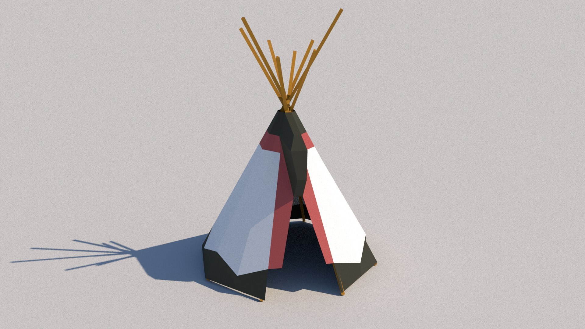 3D indian tent model - TurboSquid 1670527