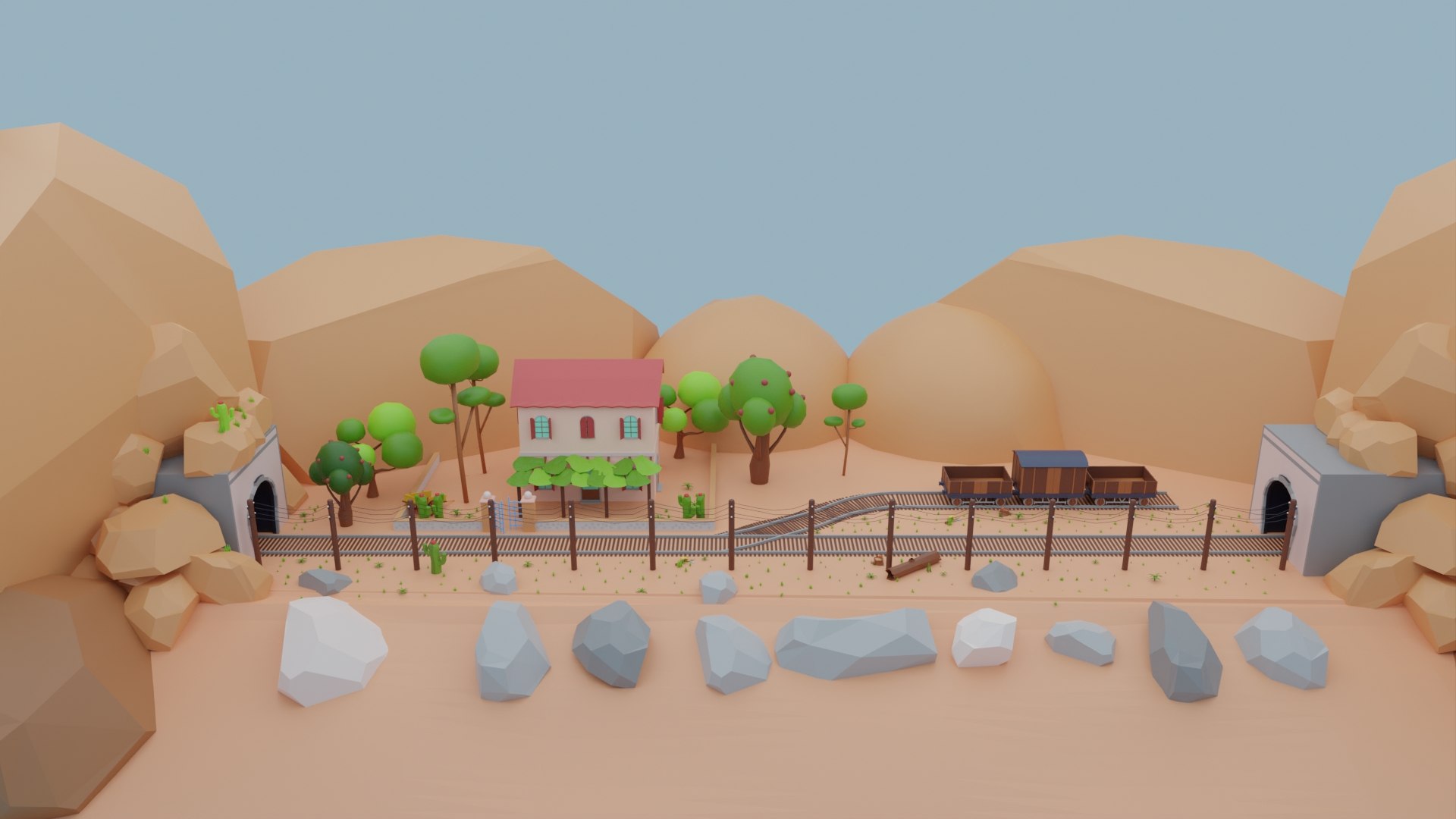 Western Environment 3D - TurboSquid 2065785