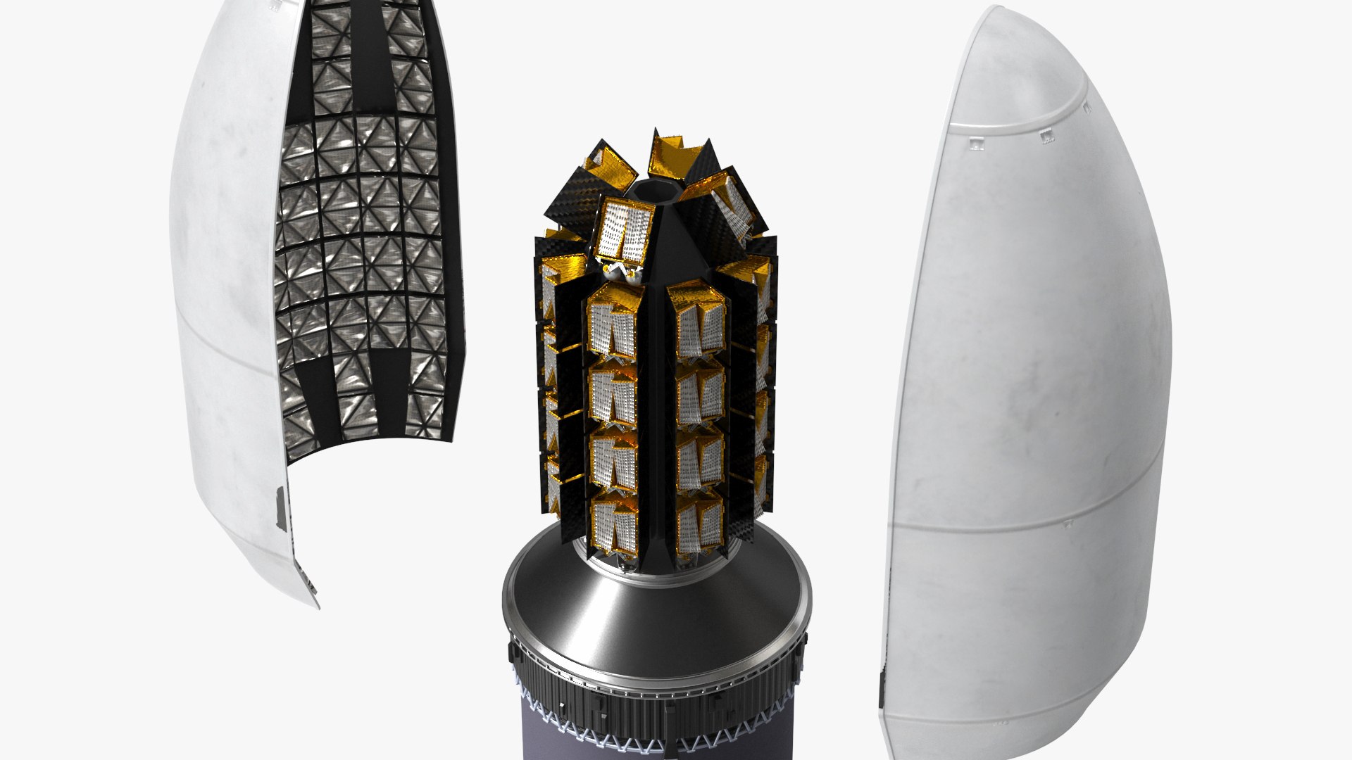 3D Space Research Rocket Model - TurboSquid 2123559
