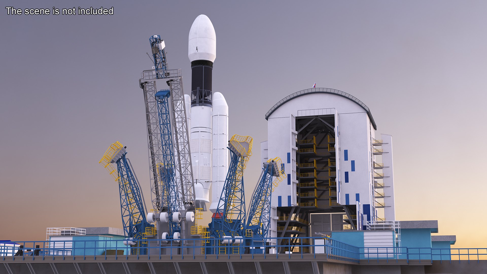 3D Space Research Rocket model - TurboSquid 2123559